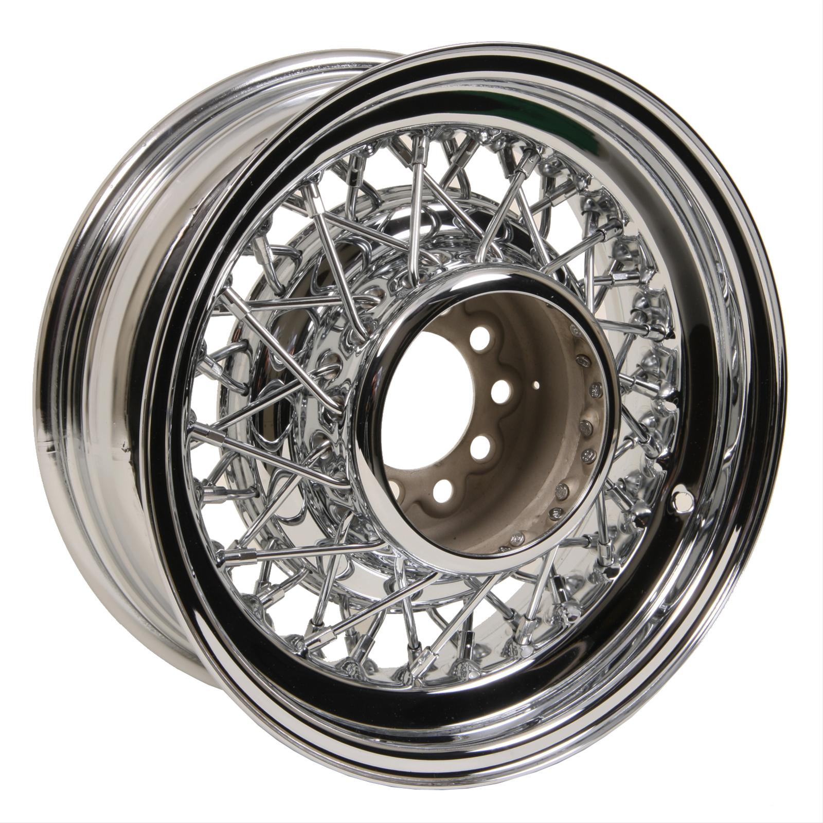 Coker Hot Rod Wire Chrome Wheels 73561203R - Free Shipping on Orders ...