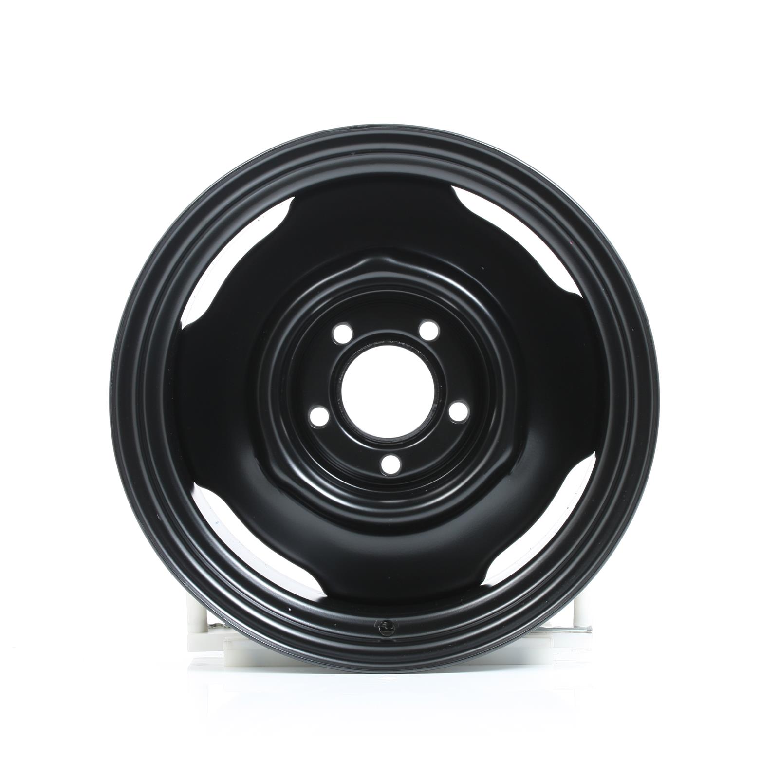 Coker Mopar Standard Satin Black Powdercoated Wheels | Summit Racing