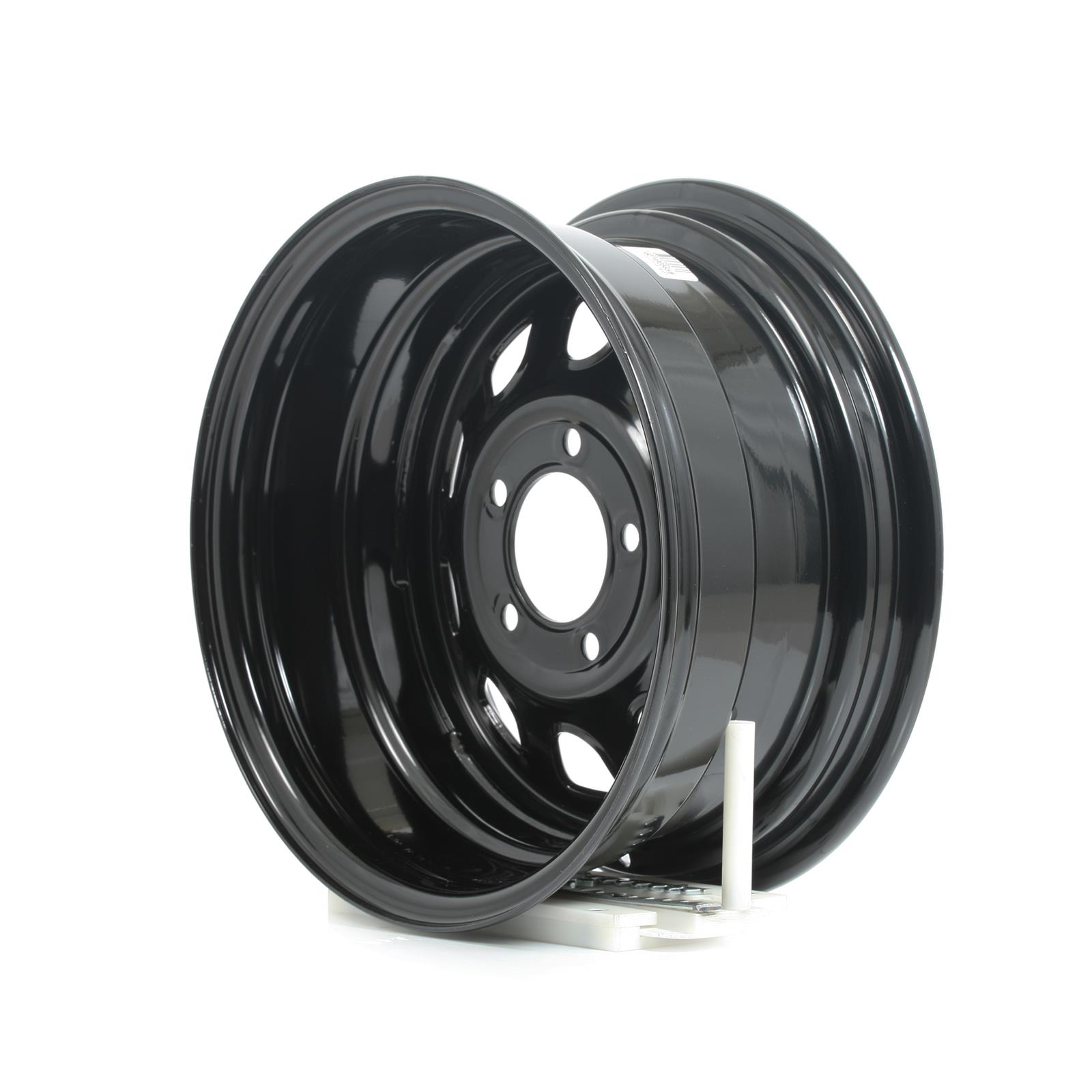 Cragar 1527490565B Cragar Black D Window Wheels | Summit Racing