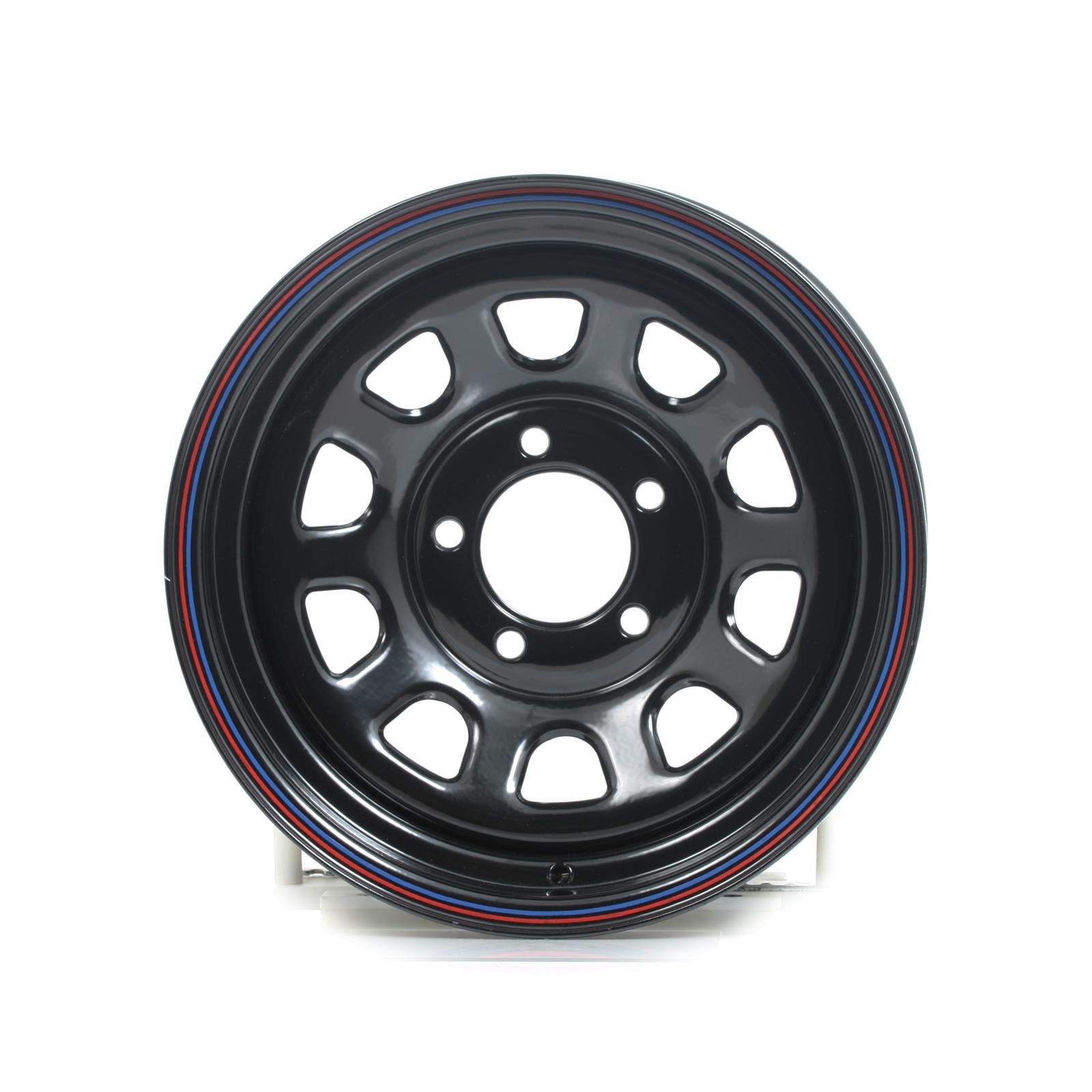Cragar 1527490565B Cragar Black D Window Wheels | Summit Racing