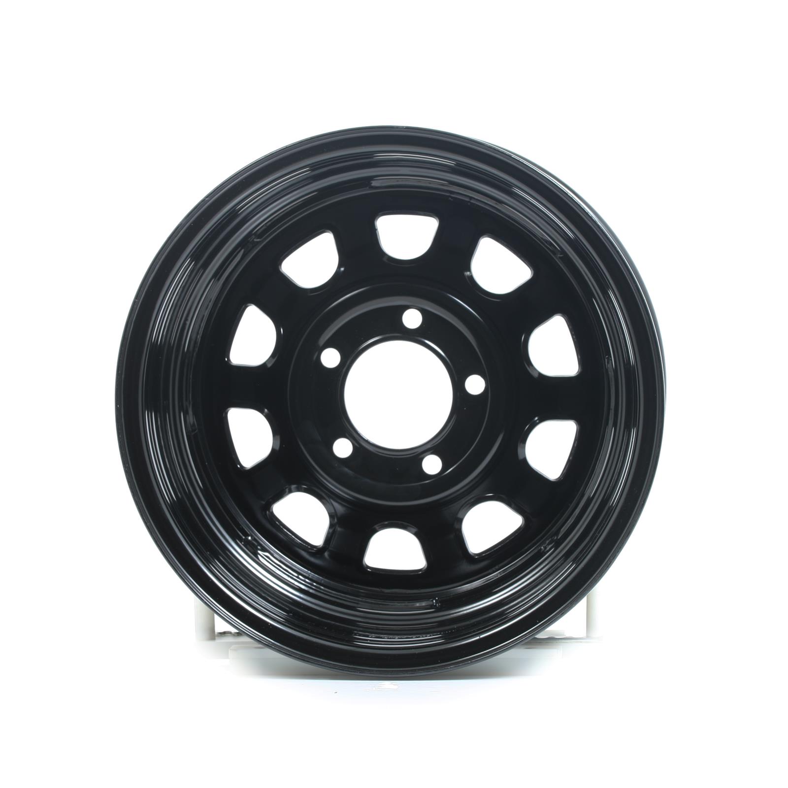 Cragar 1527490565B Cragar Black D Window Wheels | Summit Racing