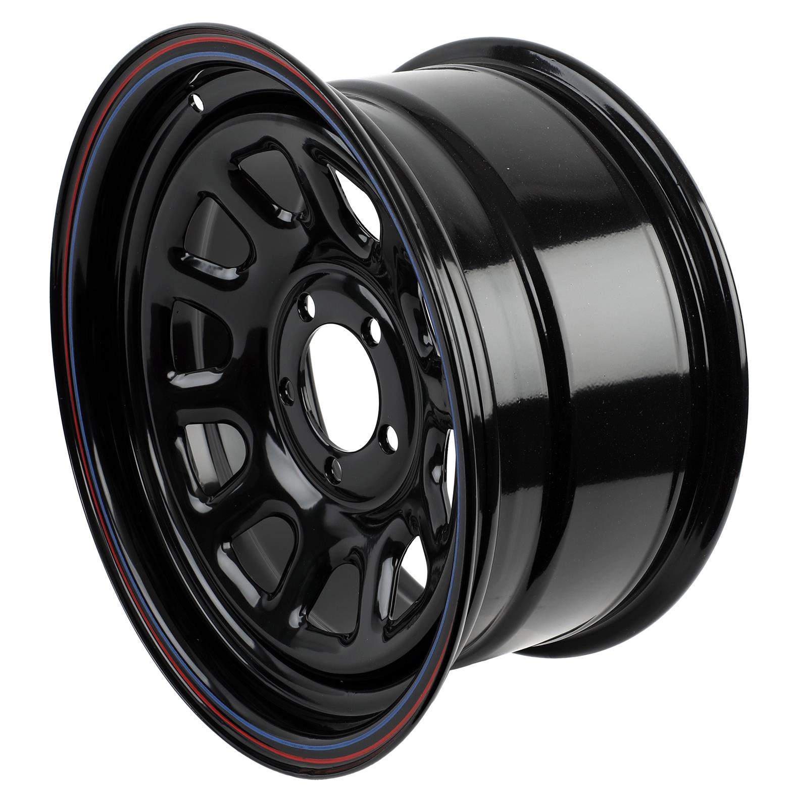 Cragar 1627595565B Cragar Black D Window Wheels | Summit Racing
