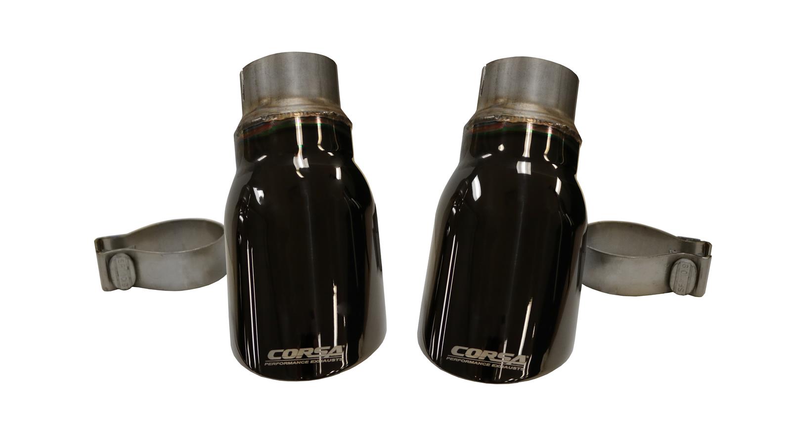CORSA Performance 14977BLK Corsa Exhaust Tips | Summit Racing