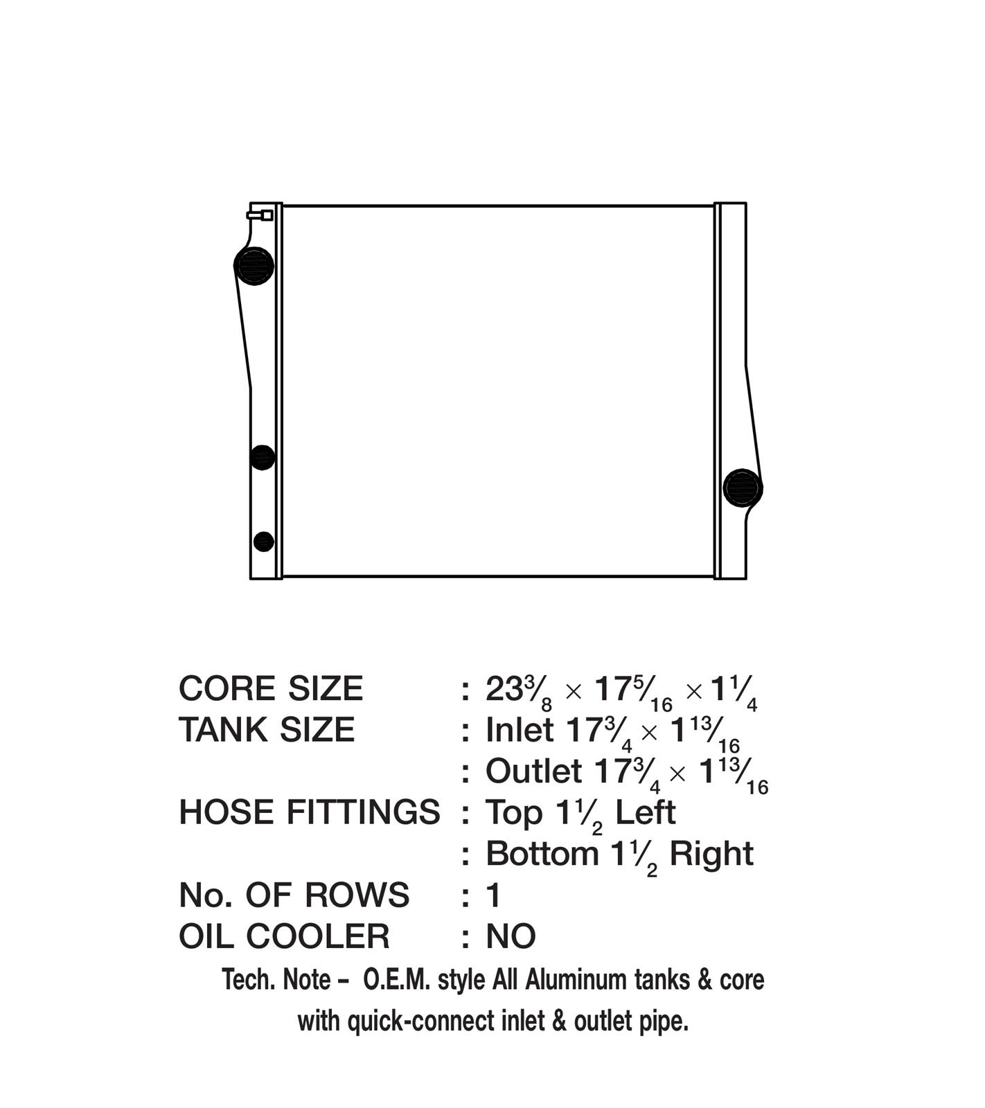 CSF Radiator 3648 CSF Radiators | Summit Racing