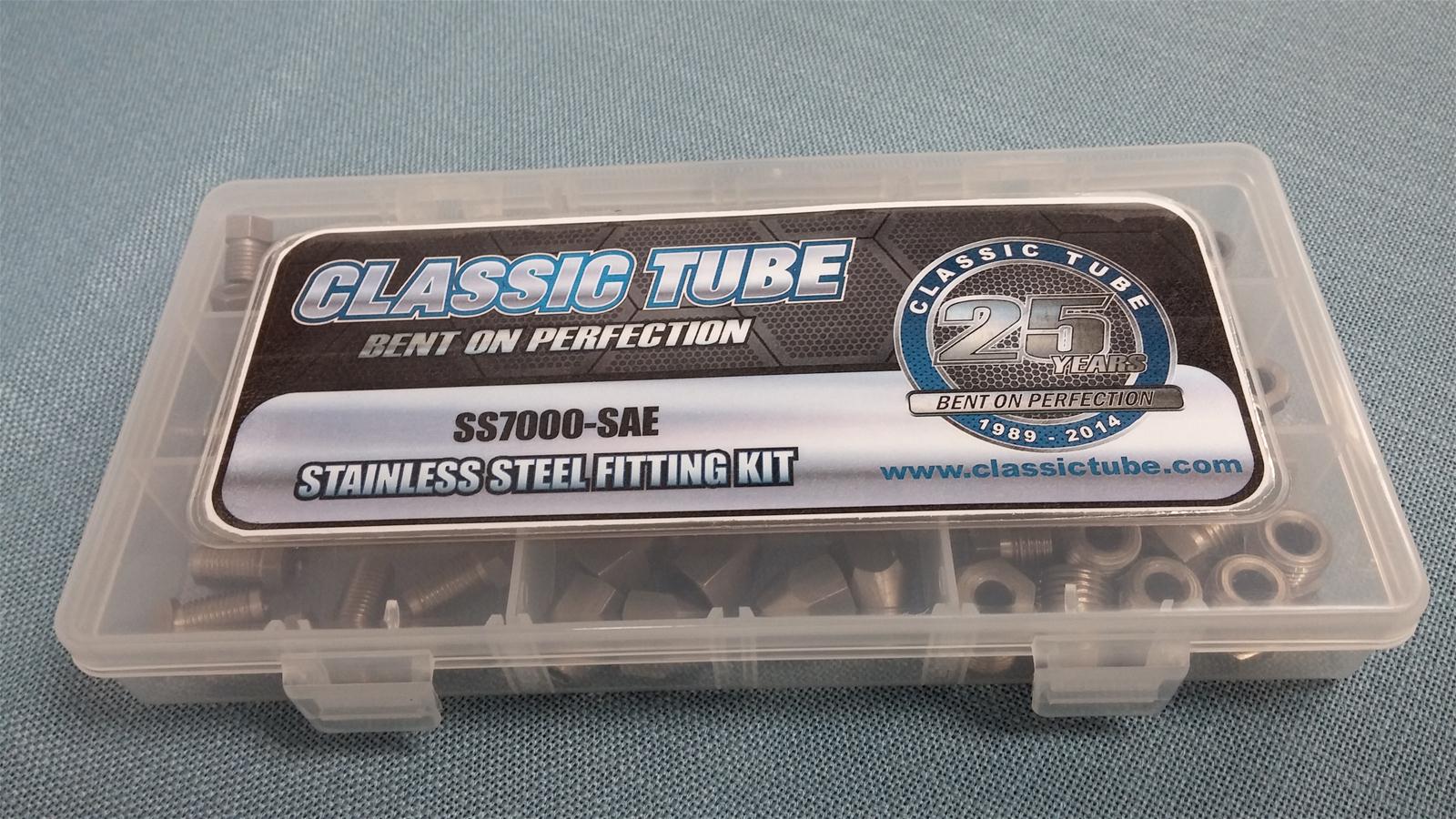 Classic Tube SS7000-SAE Classic Tube Brake Line Fitting Kits | Summit ...