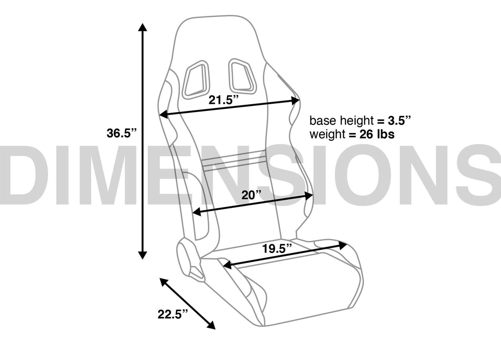 Corbeau Seats USA 60097PR Corbeau A4 Racing Seats | Summit Racing