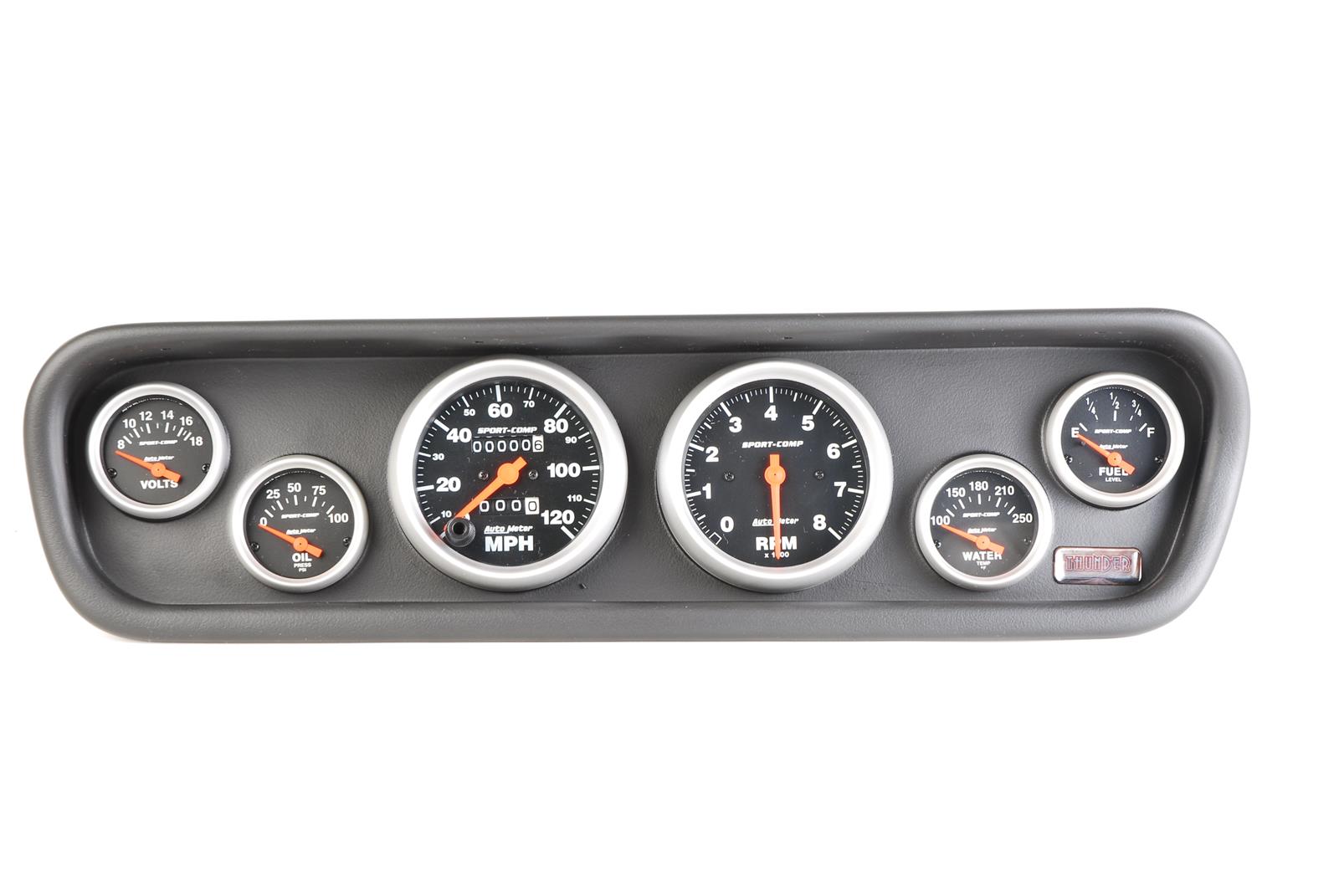 Classic Dash 612641411 Classic Thunder Road Instrument Panels with ...