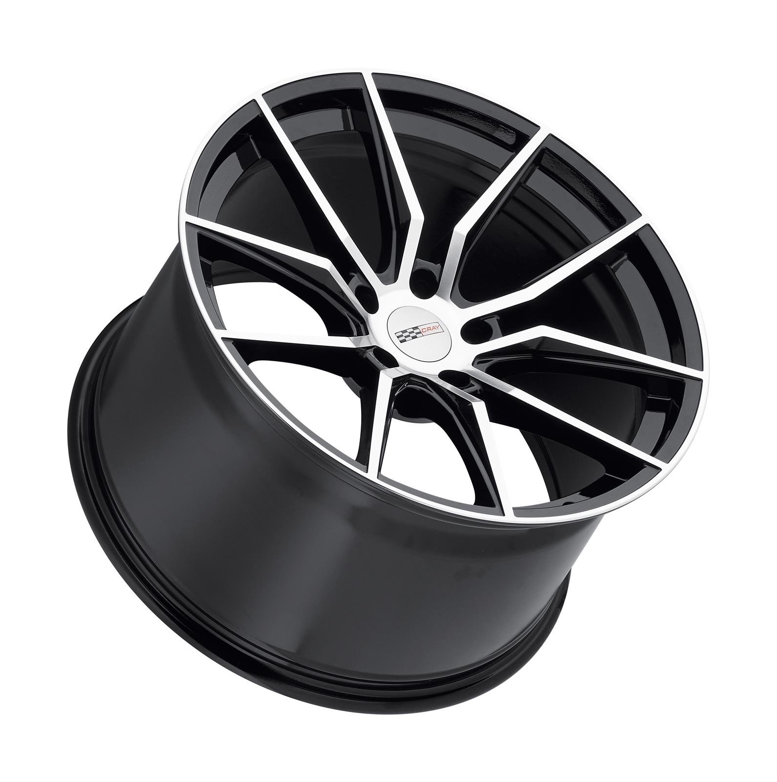 CHEVROLET CORVETTE Cray Wheels 1905CRD655121B70 Cray Spider Gloss Black ...