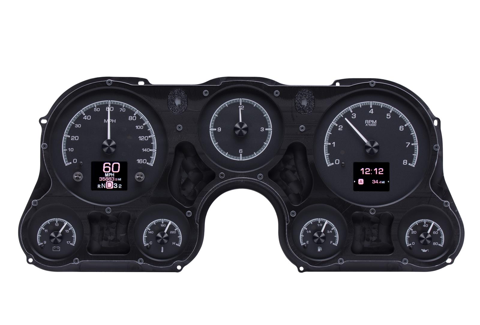 Dakota Digital HDX-67C-PU-K Dakota Digital HDX Direct-Fit Analog Gauge ...