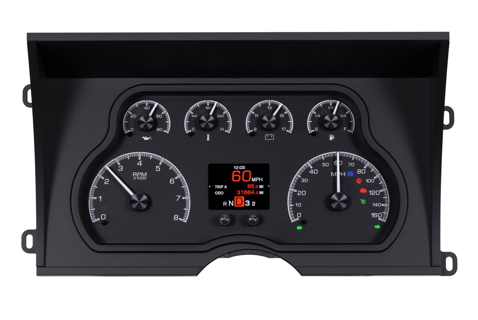 Dakota Digital HDX-88C-PU-K Dakota Digital HDX Direct-Fit Analog Gauge ...