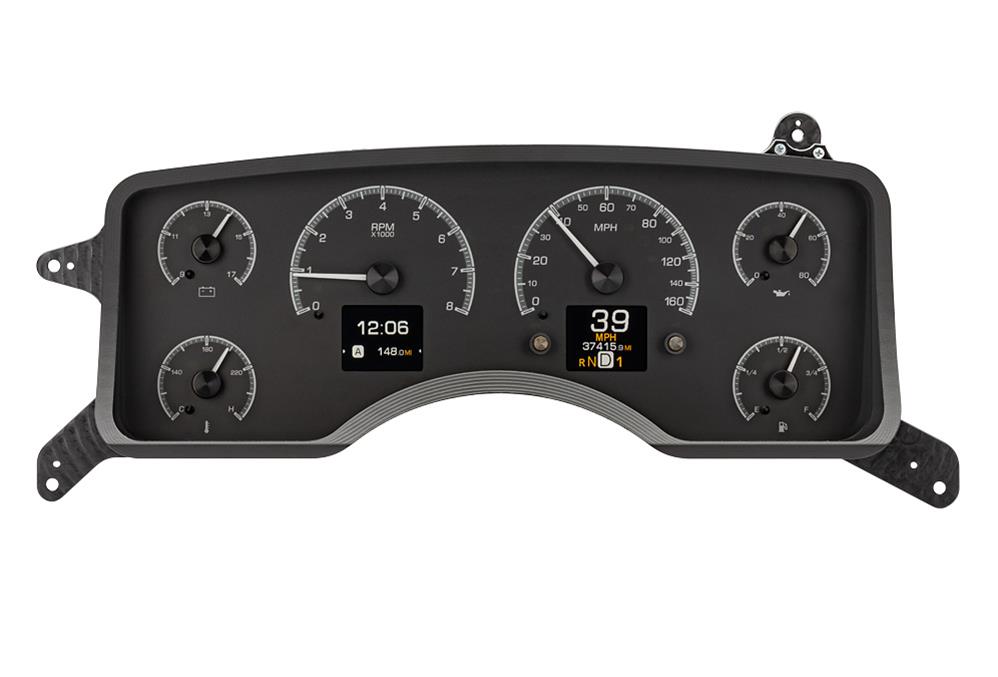 Dakota Digital HDX-90F-MUS-K Dakota Digital HDX Direct-Fit Analog Gauge ...