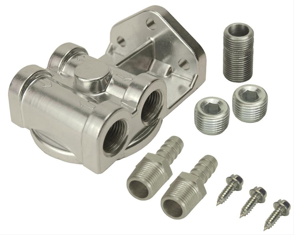 Derale Cooling Products 13049 Derale Remote Filter Mounts | Summit Racing