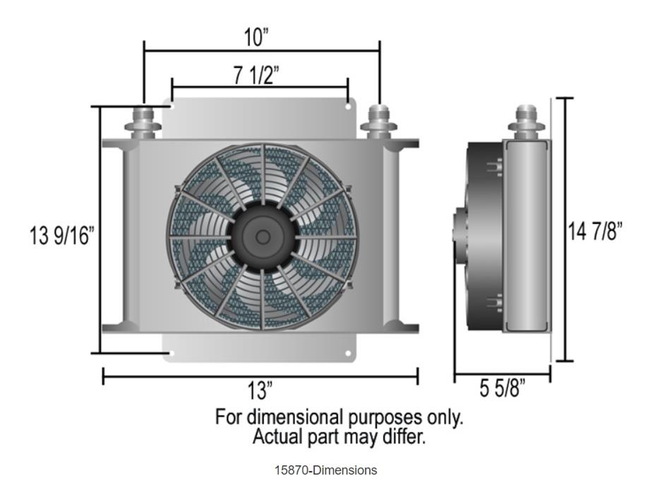 Derale Cooling Products 15870 Derale Hyper-Cool Extreme Remote Fluid ...
