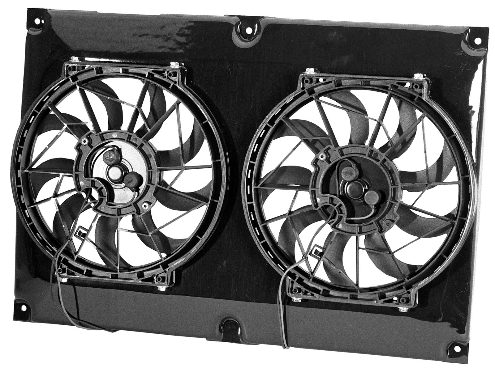 Derale Cooling Products 16812 Derale High-Output Dual RAD Fan and ...