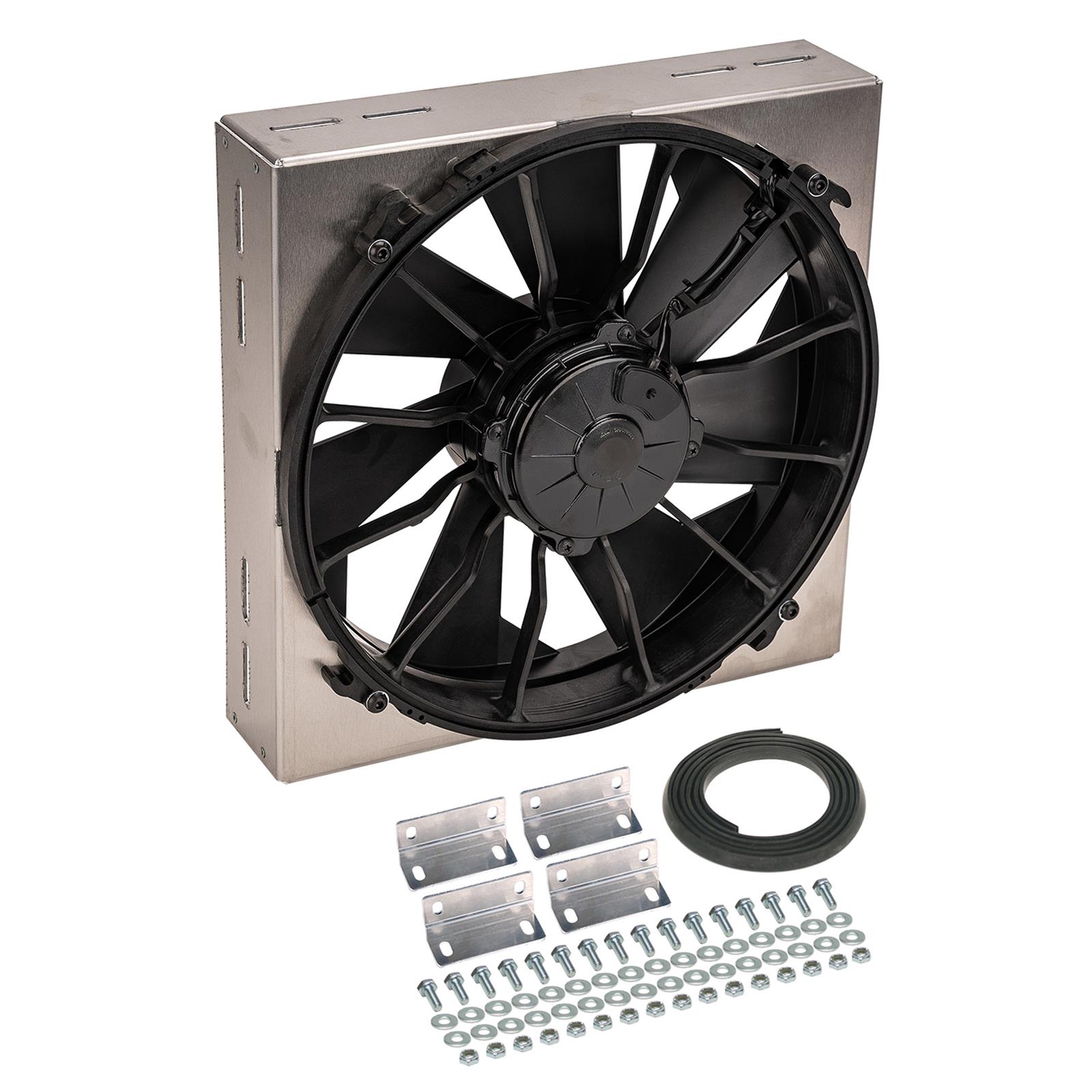 Derale Cooling Products 16815 Derale High-Output RAD Fan and Shroud ...