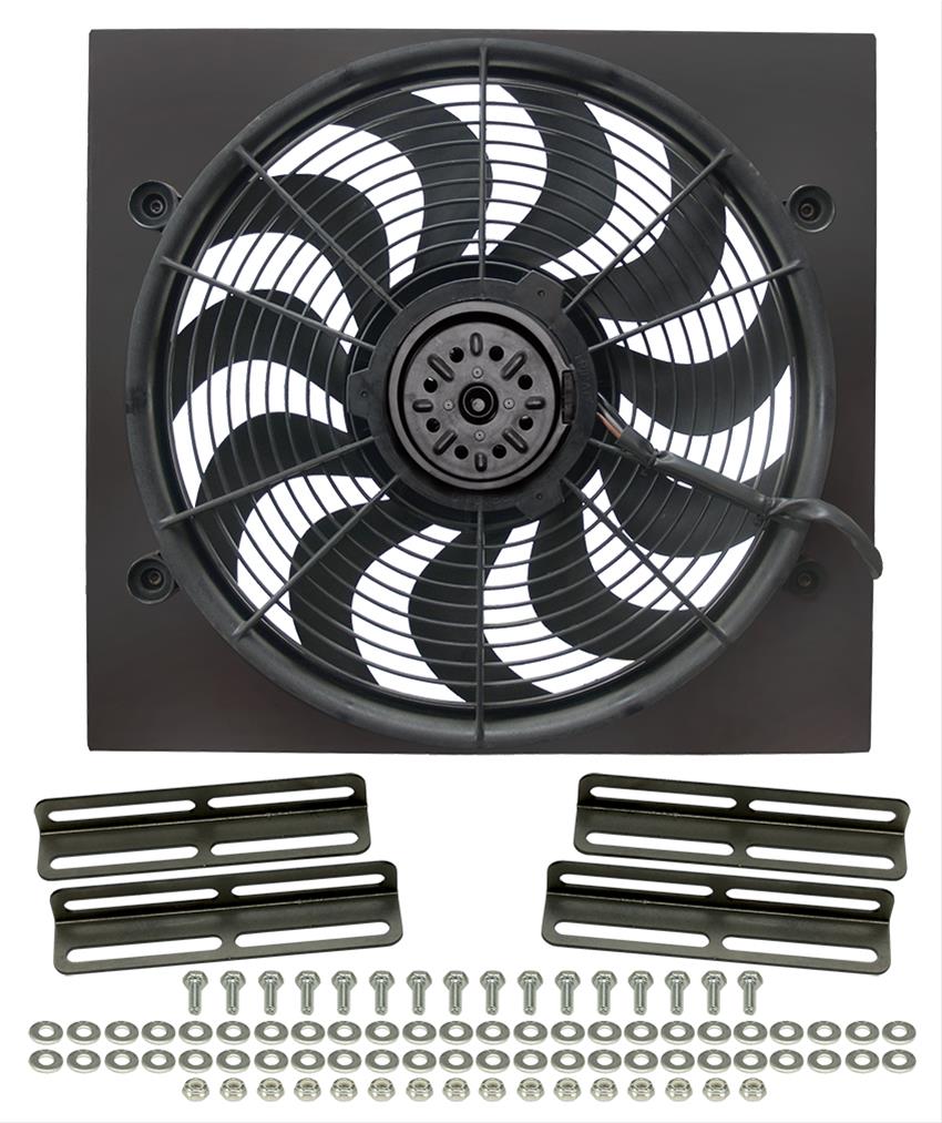 Derale Cooling Products 16919 Derale High-Output Single RAD Fan and ...