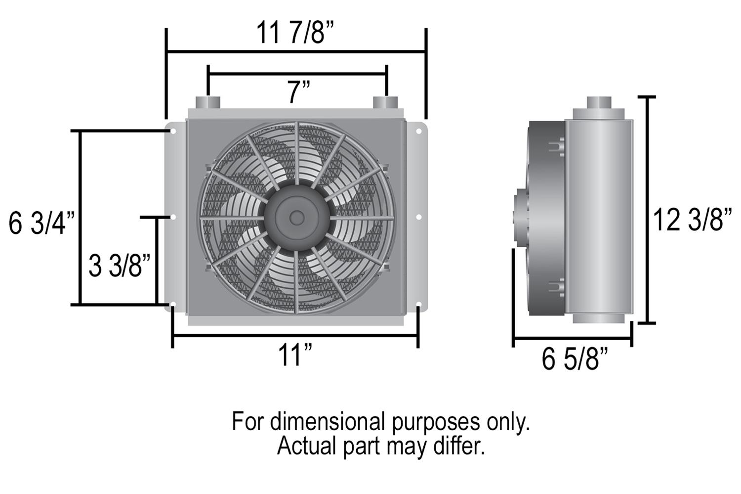 Derale Cooling Products 65860 Derale Hi-Flow Racing Remote Fluid ...
