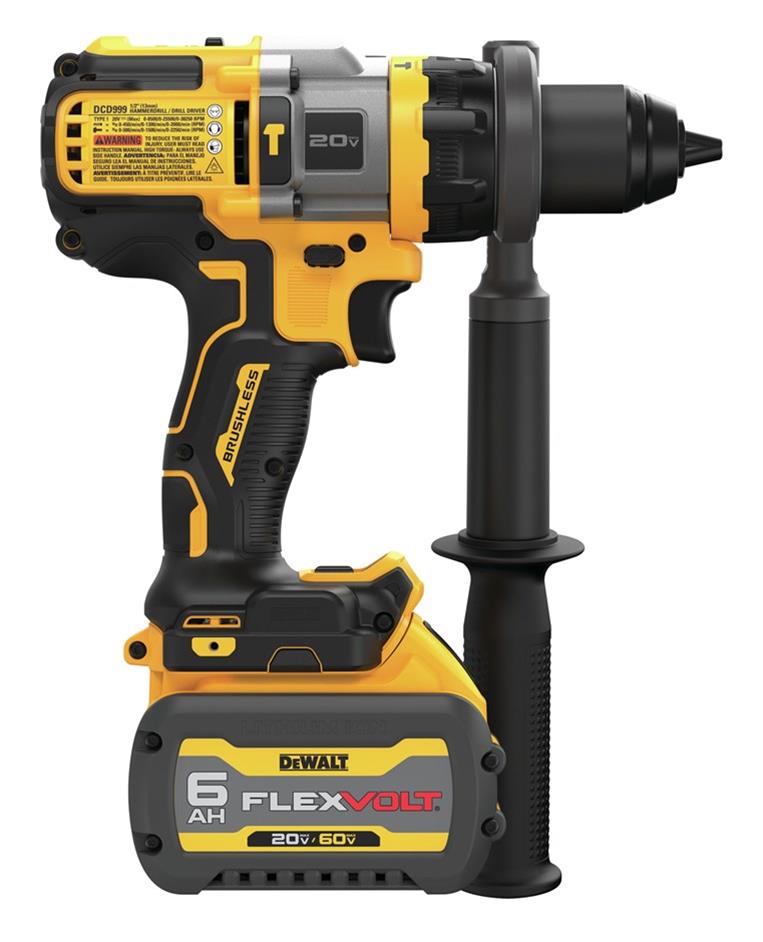 Dewalt DCD999T1 Dewalt FLEXVOLT ADVANTAGE 20 V MAX 1/2 in. Brushless ...