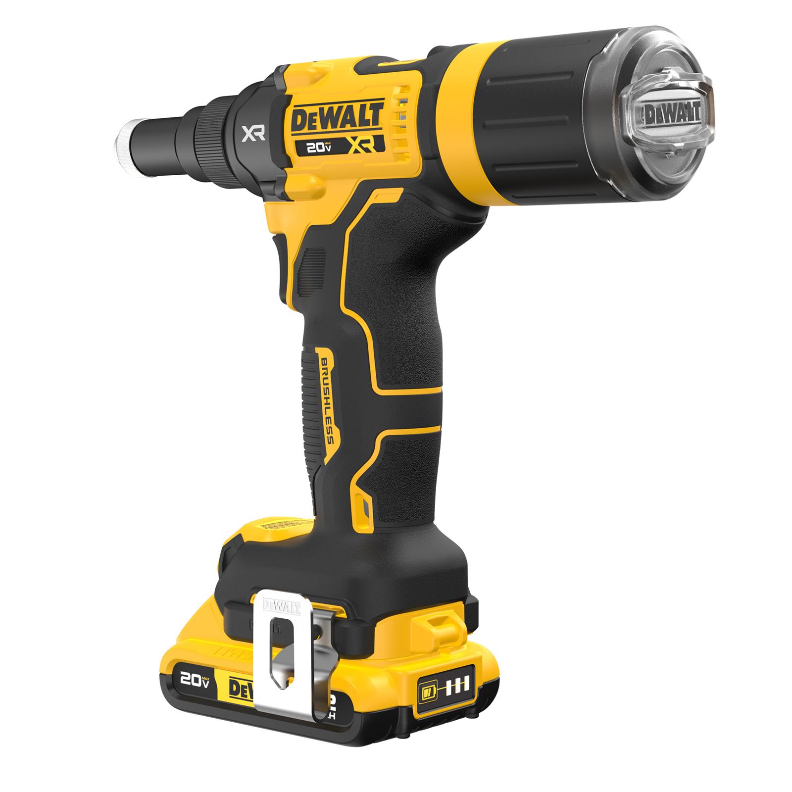 Dewalt DCF403D1 Dewalt 20 V MAX XR Brushless Cordless 3/16 in. Rivet ...