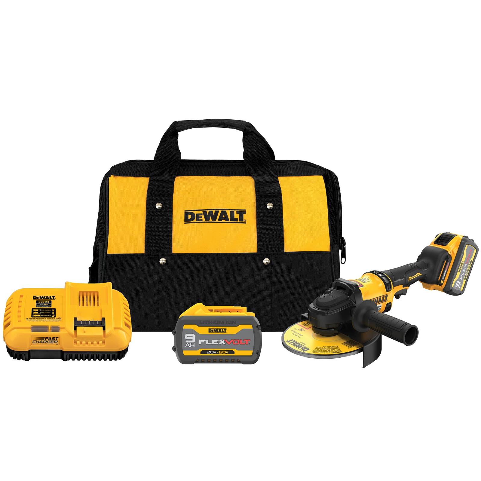 Dewalt DCG440X2 Dewalt FLEXVOLT 60 V MAX Brushless 7 in. Cordless ...