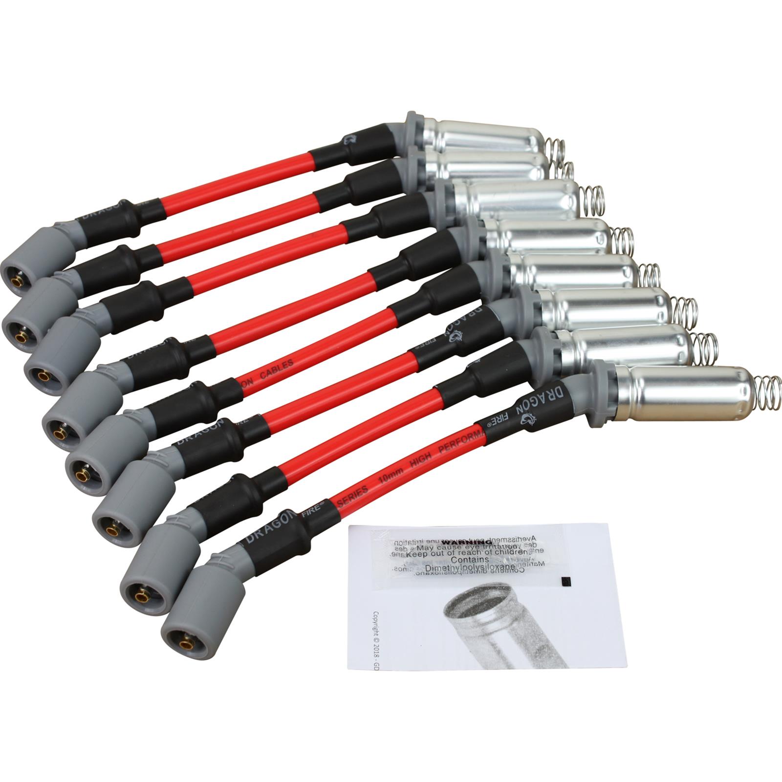 Dragon Fire Performance PWJ256 Dragon Fire High Performance Series Spark Plug Wire Sets | Summit ...