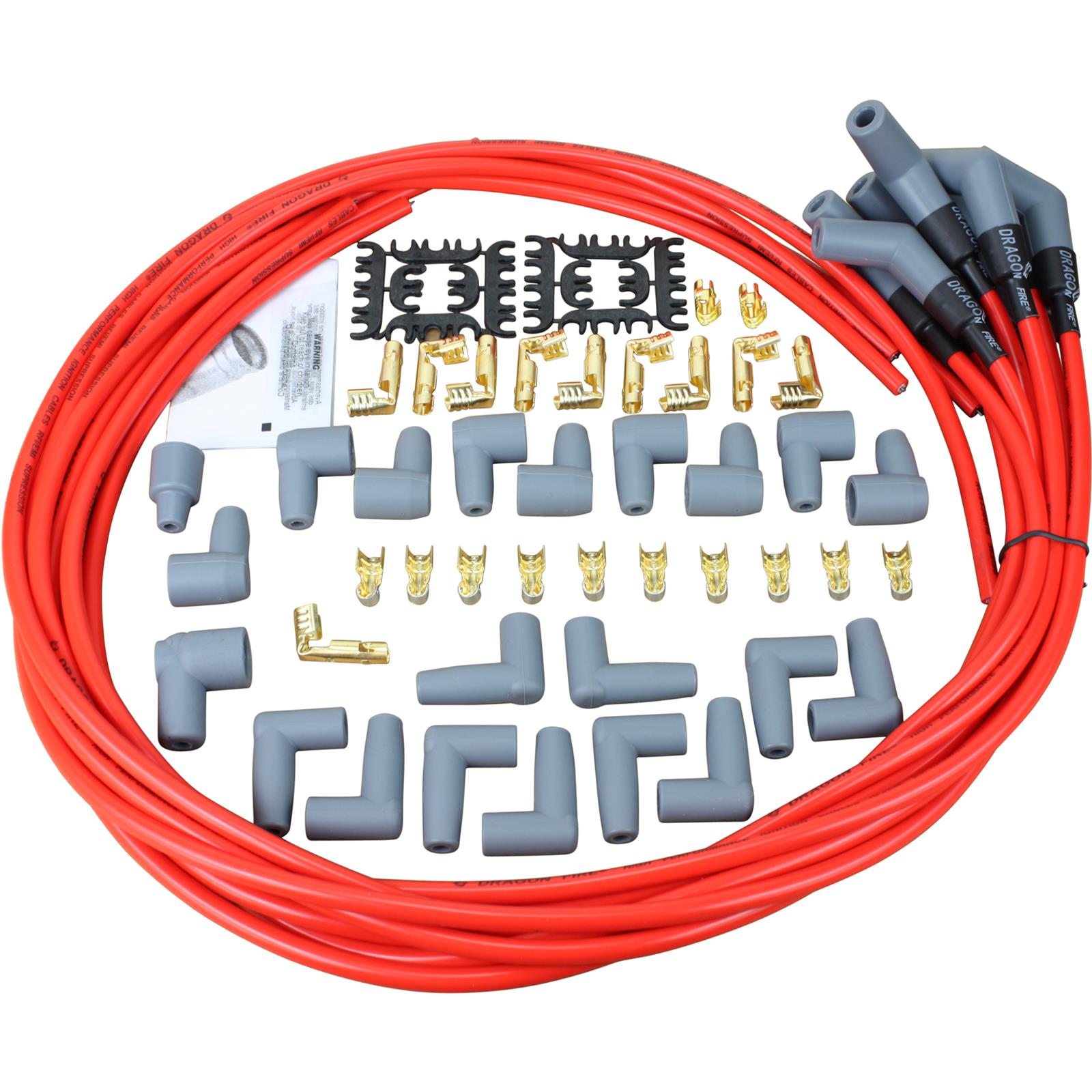 Dragon Fire Performance SPW3003-RD Dragon Fire Race Series Spark Plug Wire Sets | Summit Racing