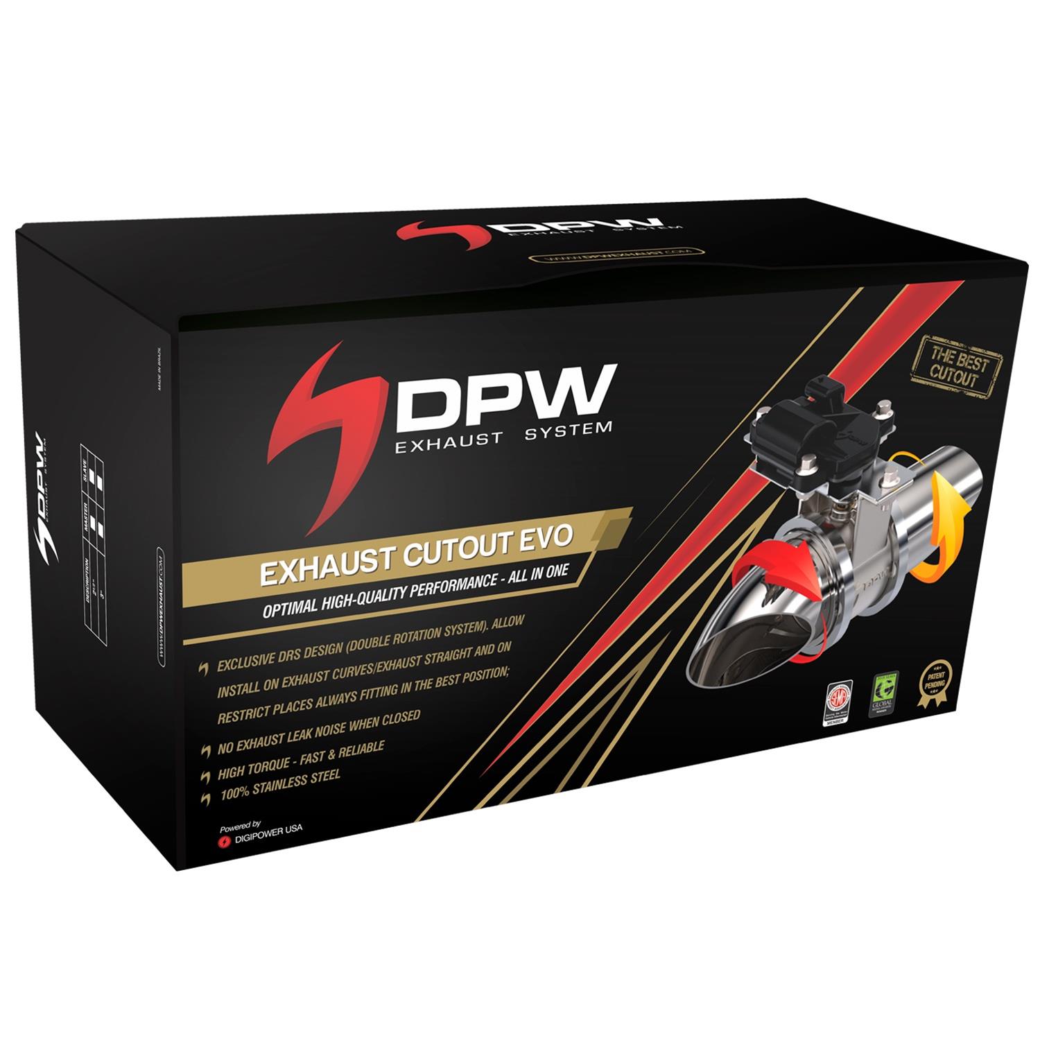 Digipower USA 30204 Digipower USA DPW Slim Exhaust EVO Cutouts | Summit ...