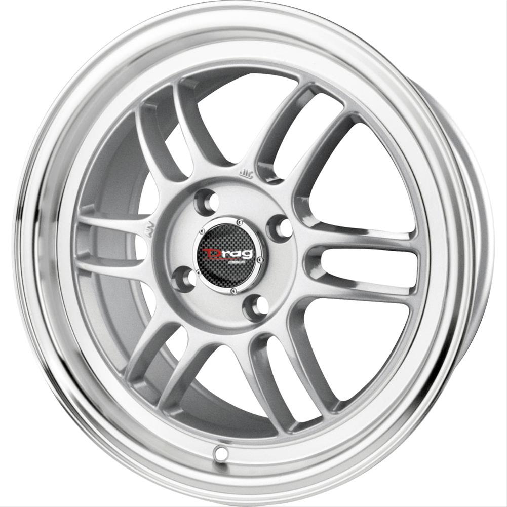 Drag Wheels DR21157044073S Drag Wheels DR-21 Silver Wheels with ...
