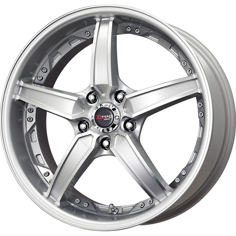 Drag Wheels DR39188064873SM Drag Wheels DR-39 Silver Machined Wheels ...