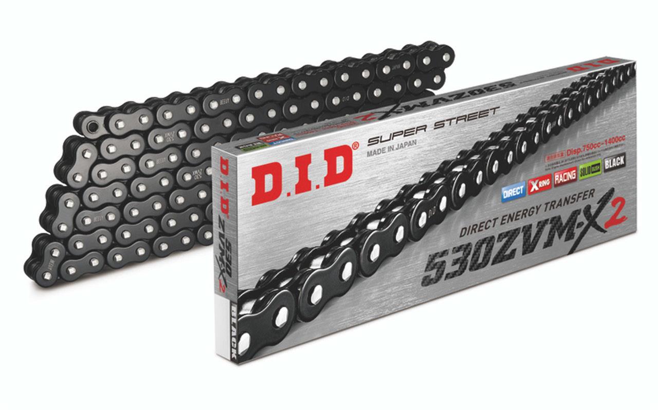 D.I.D 530ZVMX2B130 D.I.D Racing Chain ZVM-X Series Super Street X-Ring ...