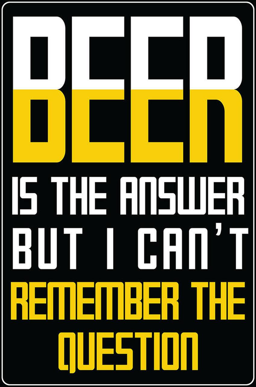 Summit Gifts 7029 Beer Is the Answer Sign | Summit Racing