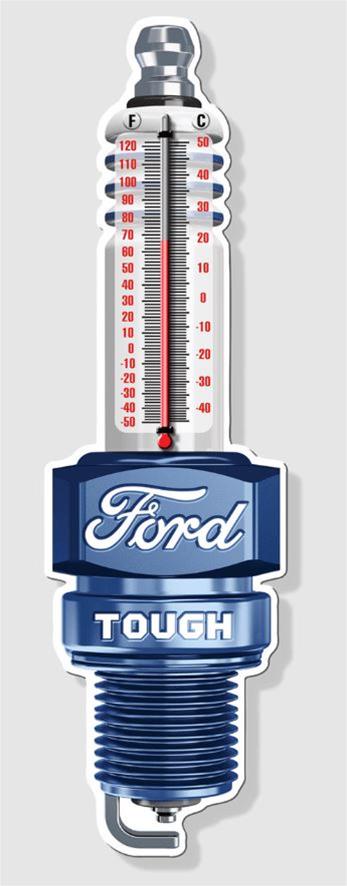 Summit Gifts TH101 Ford Tough Steel Thermometer | Summit Racing