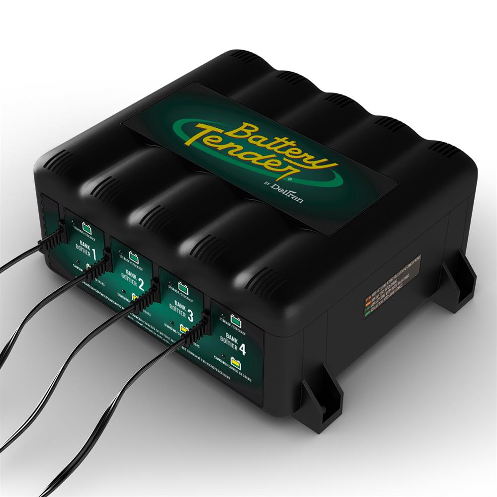 Battery Tender 022-0148-DL-WH Deltran Four Bank Battery Chargers ...