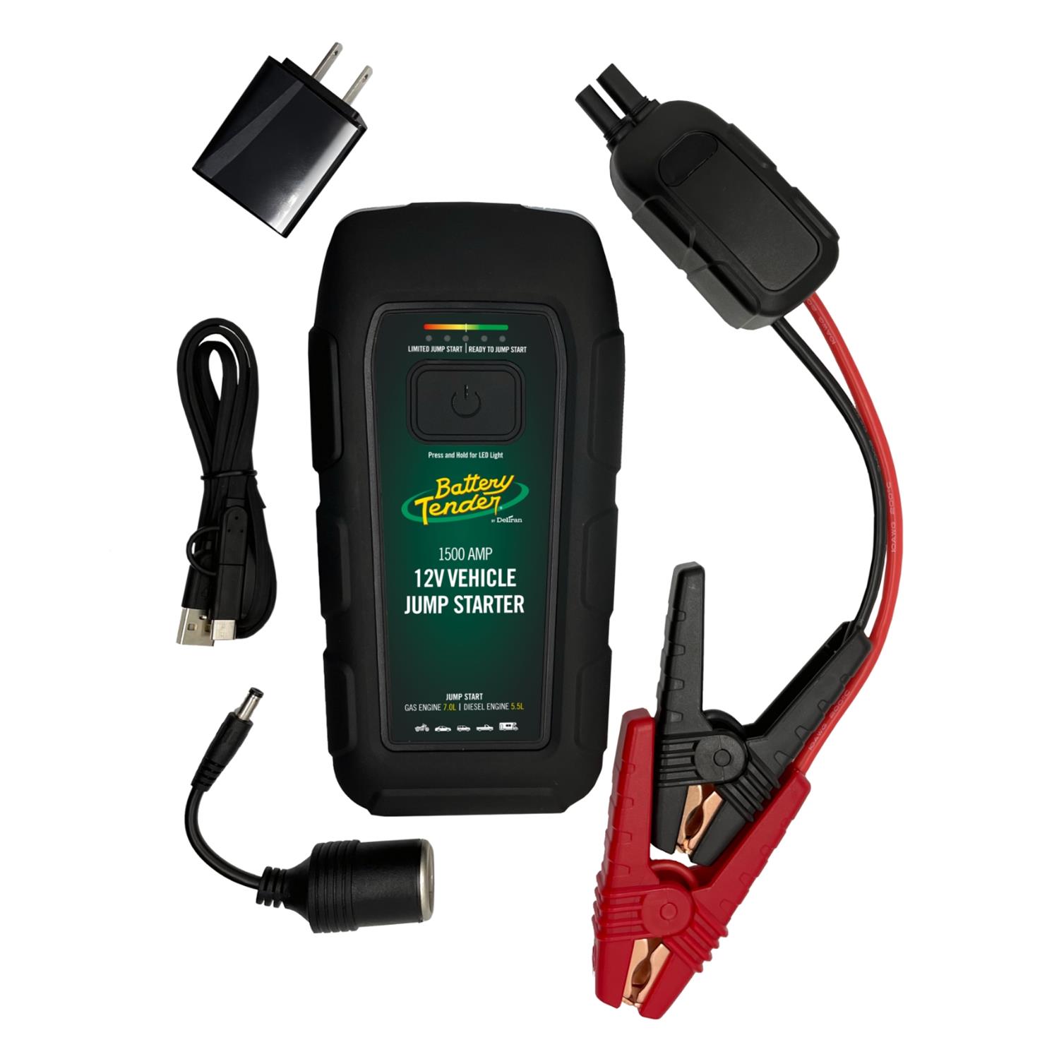 Battery Tender 030-2020-WH Deltran 1500A Jump Starter and Portable ...