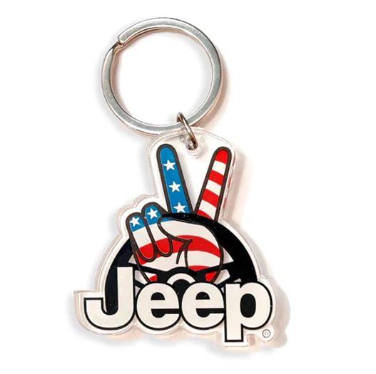Summit Gifts KEY-JWAVEUSA Jeep Wave USA Keychain | Summit Racing
