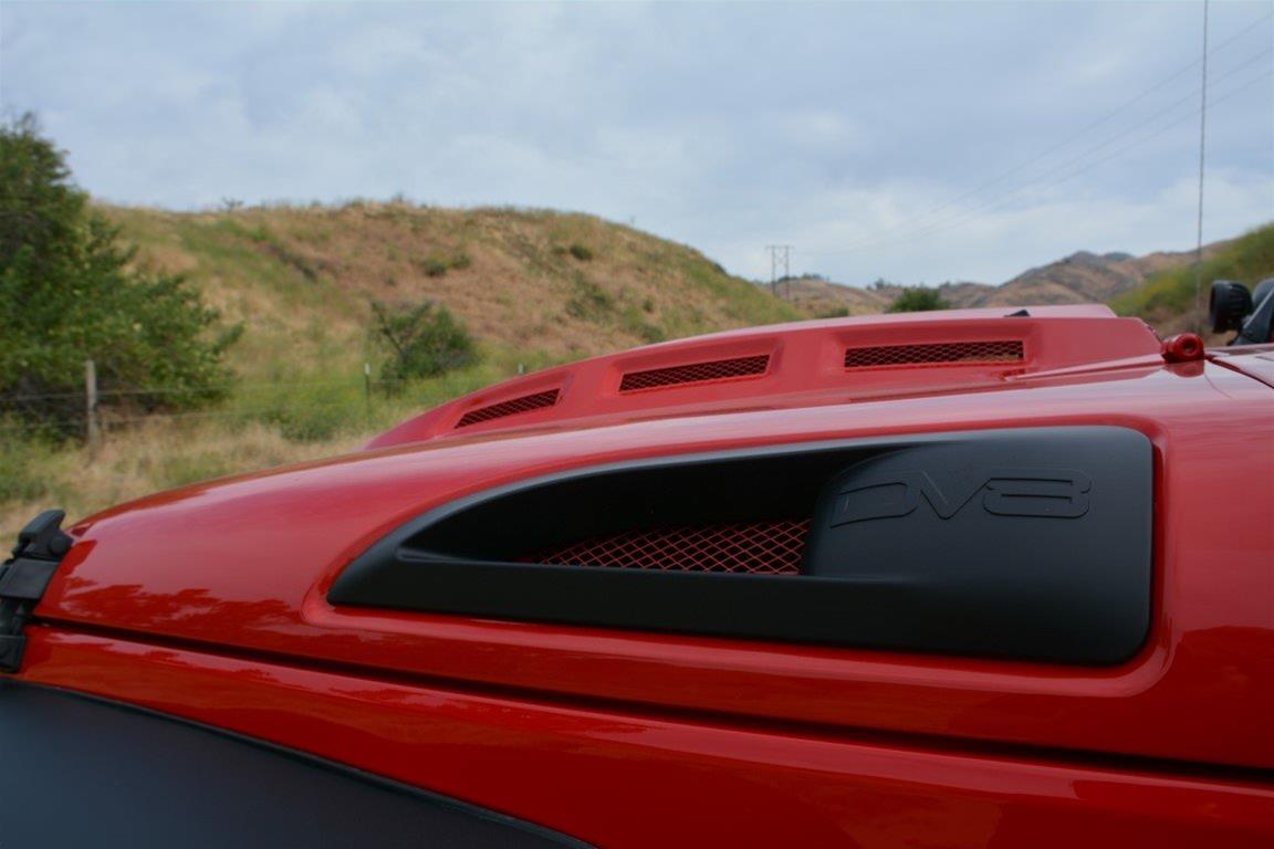 DV8 Offroad HDMB07-02 DV8 Offroad Heat Hood Jeep JK Hoods | Summit Racing