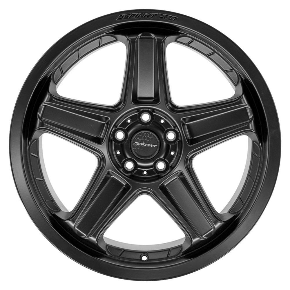 Defiant Wheels 9511592 Defiant DF07 Satin Black Wheels | Summit Racing