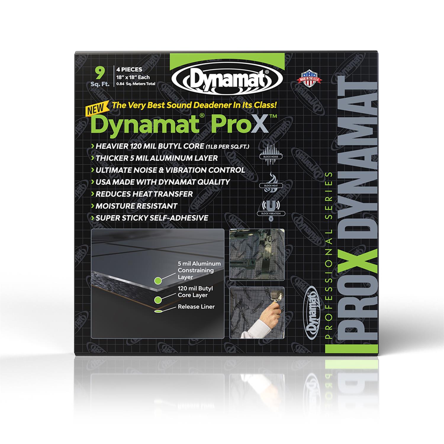 Dynamat 10509 Dynamat ProX Sound Deadening Mats | Summit Racing
