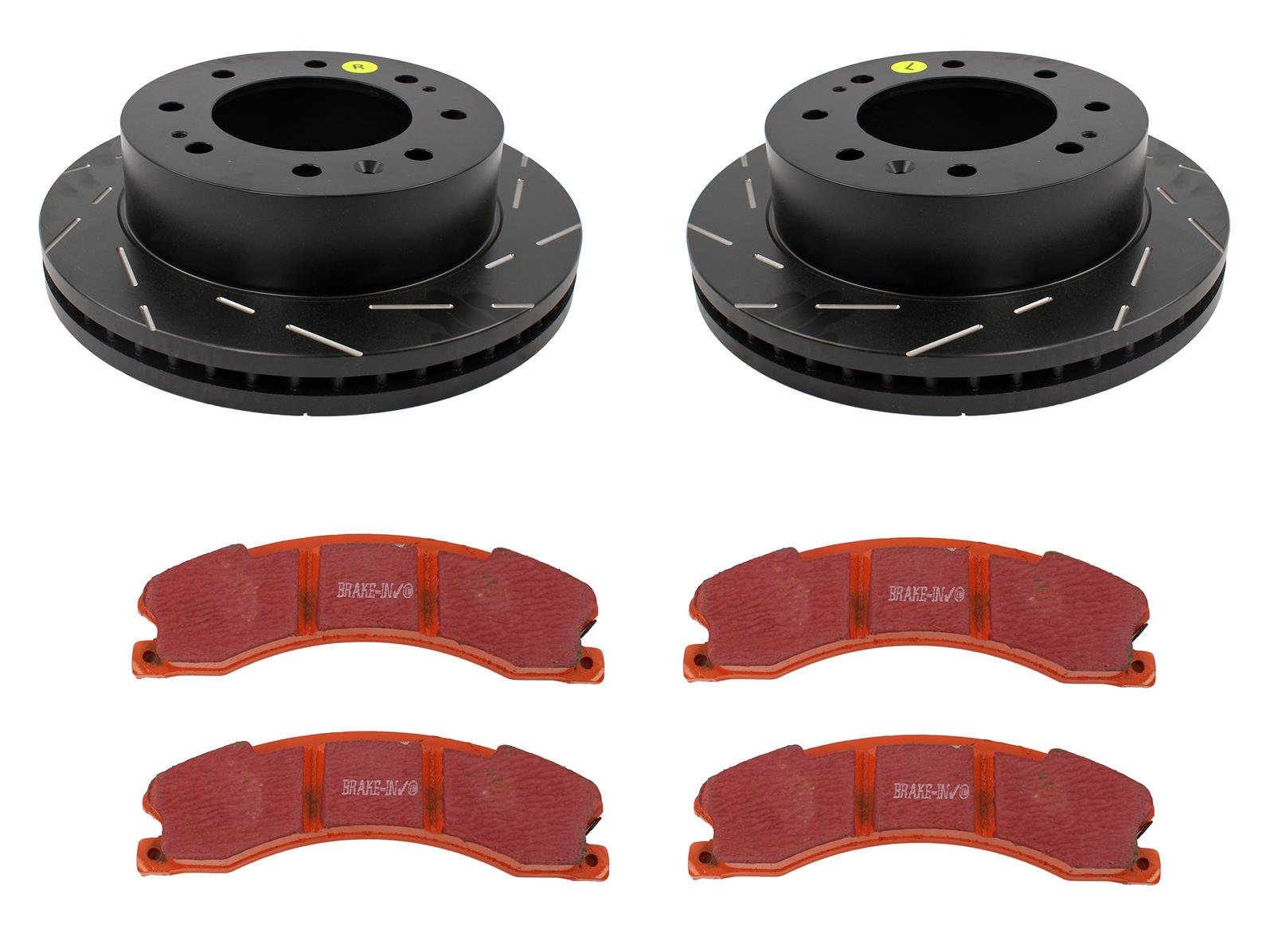 EBC Brakes S15KF1012 EBC Stage 15 Kits Extra-Duty Brake Pads and USR ...