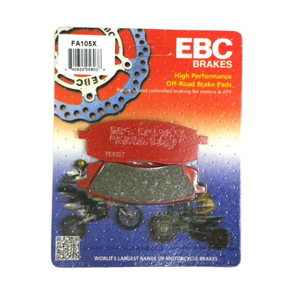 EBC Brakes Motorcycle FA105X EBC X Series Moto-X Brake Pads | Summit Racing