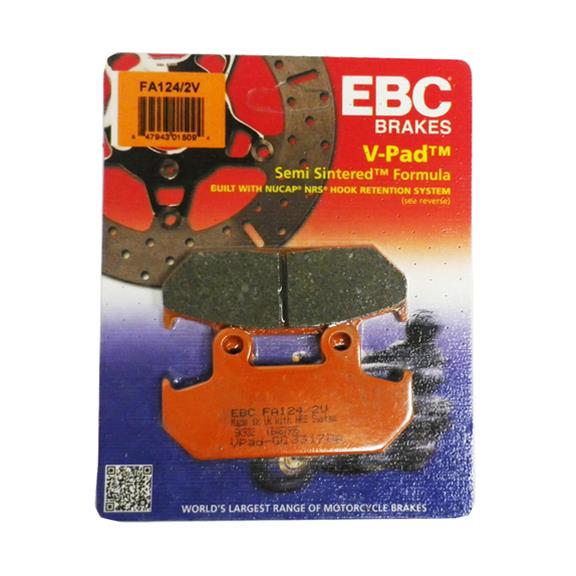 EBC Brakes Motorcycle FA124/2V EBC Semi-Sintered V Brake Pads | Summit ...