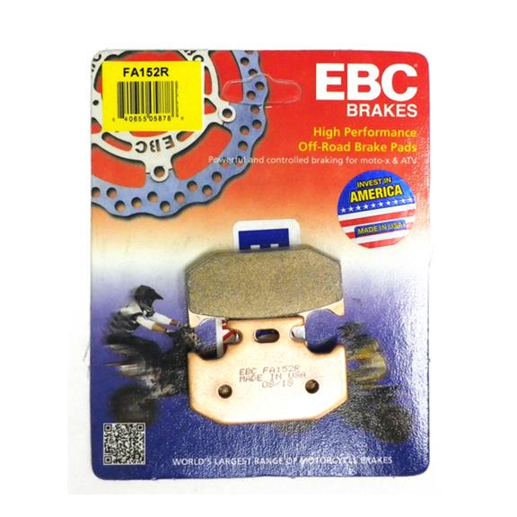 EBC Brakes Motorcycle FA152R EBC R Series Sintered Brake Pads | Summit ...