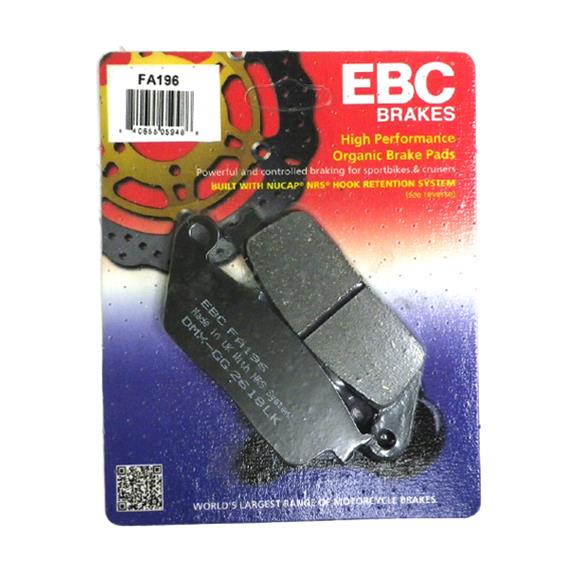 EBC Brakes Motorcycle FA196 EBC Organic Brake Pads | Summit Racing