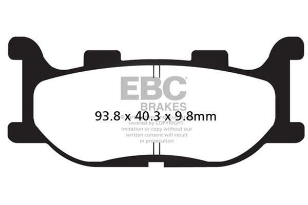 EBC Brakes Motorcycle FA199 EBC Organic Brake Pads | Summit Racing