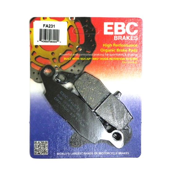 EBC Brakes Motorcycle FA231 EBC Organic Brake Pads | Summit Racing