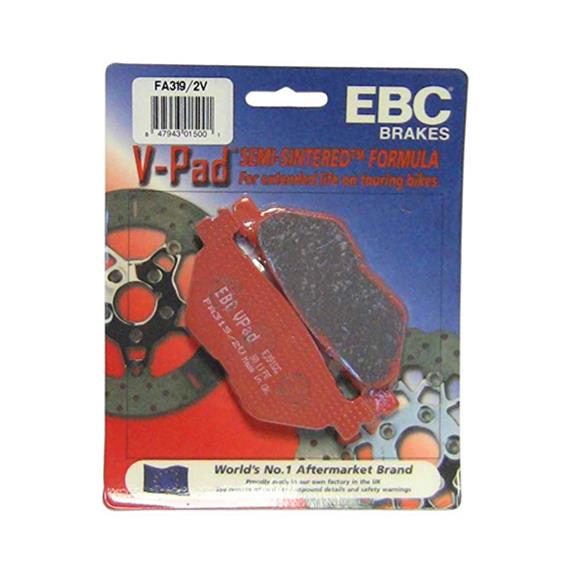 EBC Brakes Motorcycle FA319/2V EBC Semi-Sintered V Brake Pads | Summit ...