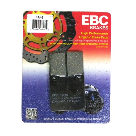 EBC Brakes Motorcycle FA45 EBC Organic Brake Pads | Summit Racing