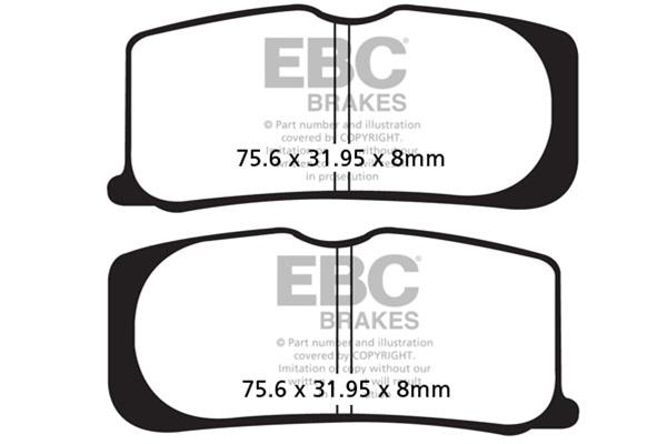 EBC Brakes Motorcycle FA474 EBC Organic Brake Pads | Summit Racing