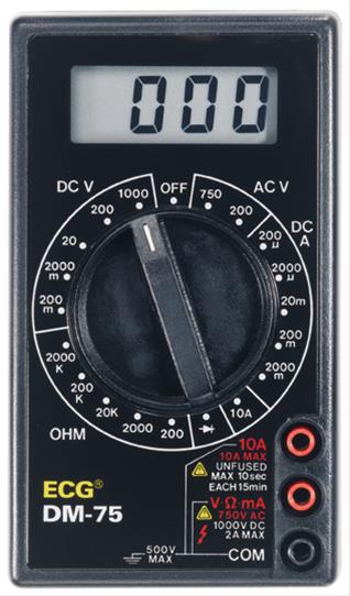 ECG Products DM-75 ECG Digital Multimeters | Summit Racing