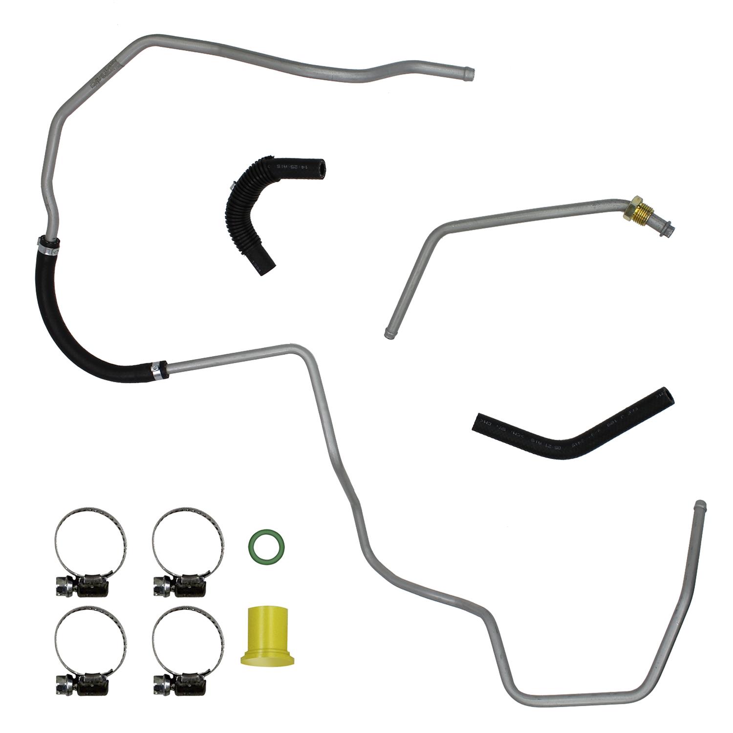 Edelmann 92796B Edelmann Power Steering Return Hoses | Summit Racing